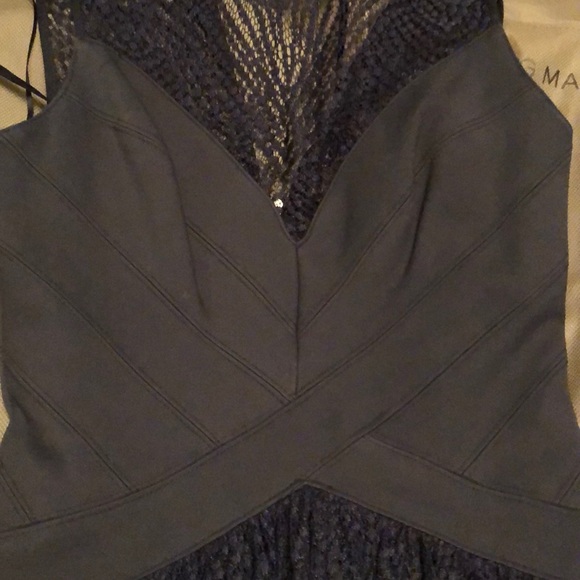 BCBG | Dresses | Bcbg Navy Cocktail Dress | Poshmark